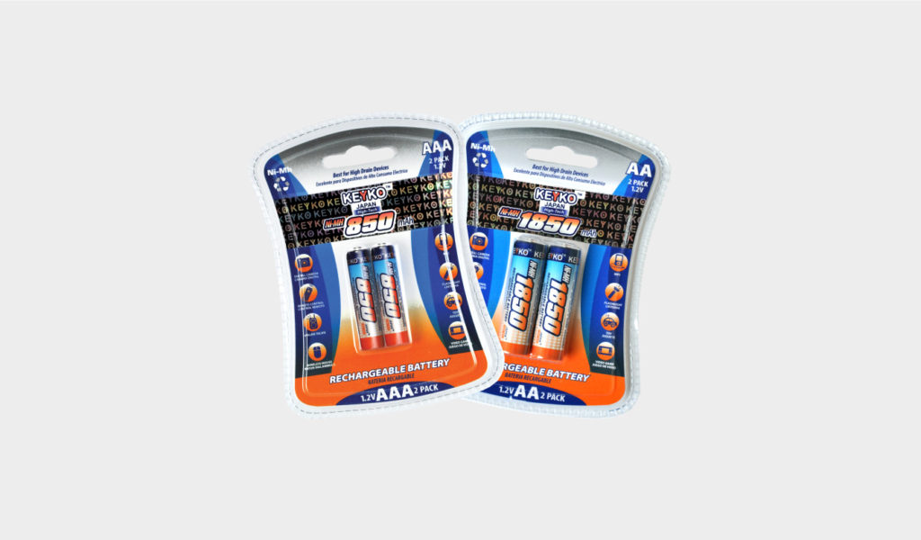 KEYKO / Rechargeable Batteries – CreativeThinking
